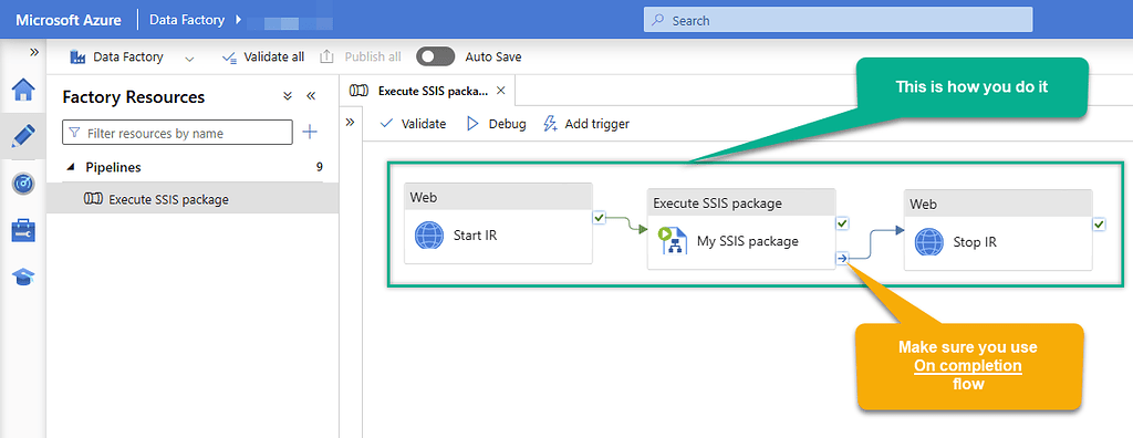 ADF: Scheduling Azure-SSIS IR start/stop to save costs - SSIS Tutorials ...