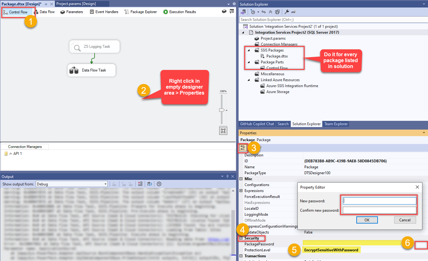How to Test SSIS Packages with `DontSaveSensitive` and Sensitive ...