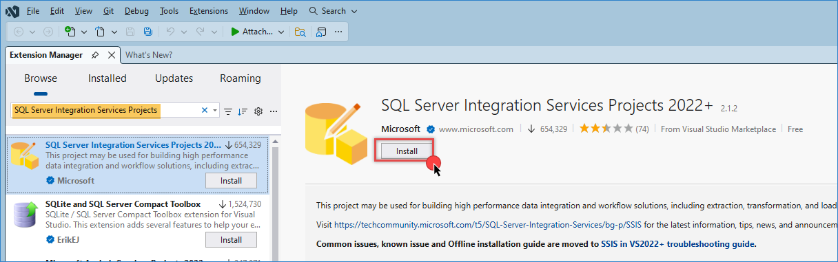 How to install SSIS PowerPack in Visual Studio 2026 - SSIS PowerPack ...